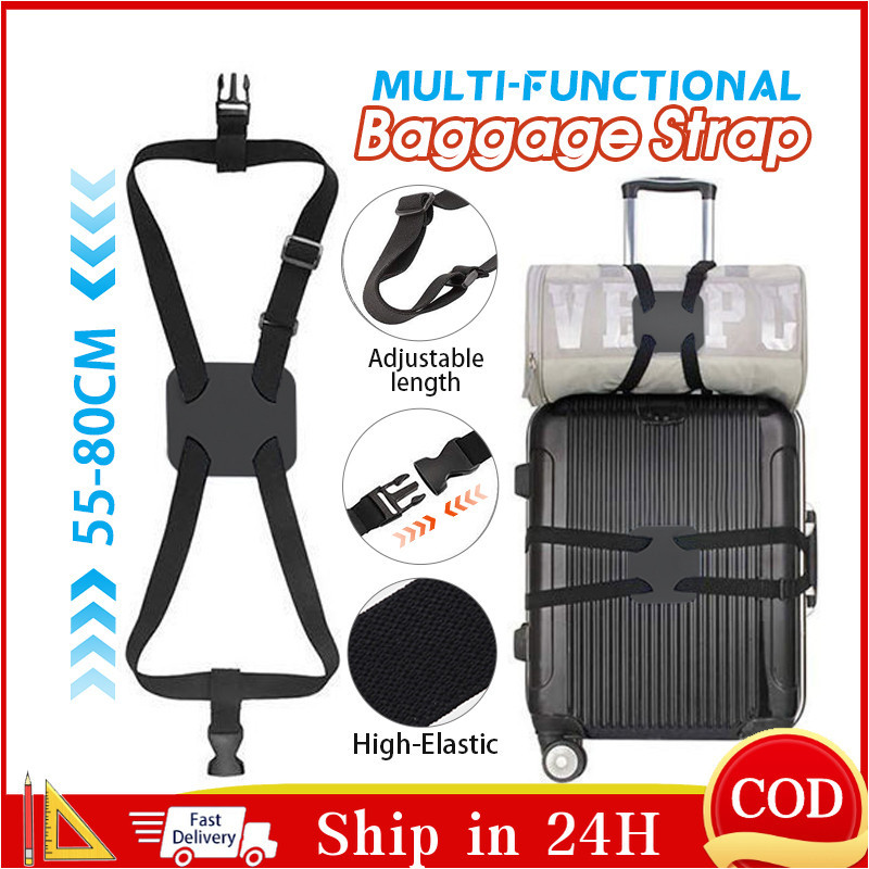 Two ways Cross Packing Belt Adjustable Luggage strap Travel Luggage ...