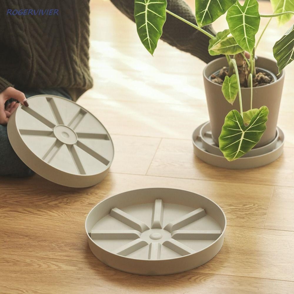 ROGERVIVIER Plastic Flowerpot Tray, Round Anti Rotting Root Potted ...