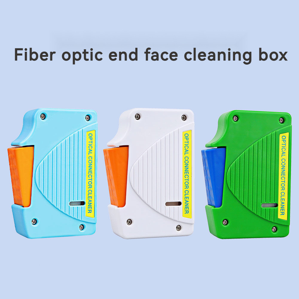 Fiber Optic Connector Cleaning Cassette Optical Fiber Connector Cleaner ...