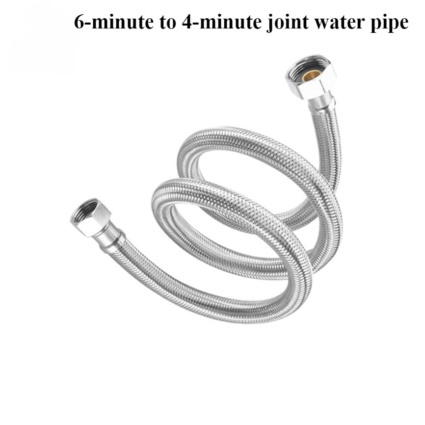 [DXM] 6 Points to 4 Points Hose 304 Stainless Steel Inner Outer Wire ...