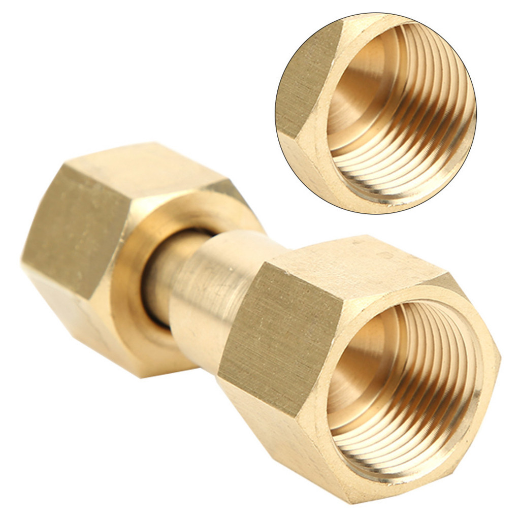 CGA-320 to CGA-580 Cylinder Adapter Carbon Dioxide Tank Argon Regulator ...