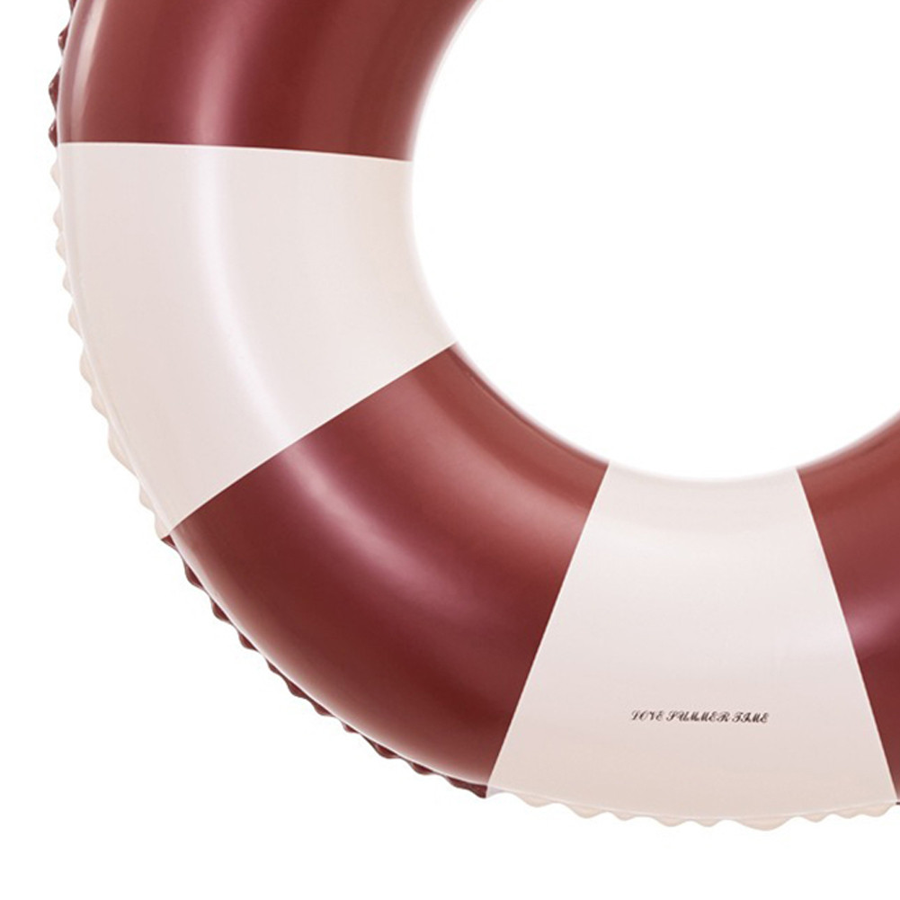 Classic Striped Inflatable Pool Float Swim Ring Pool Floaties Beach ...