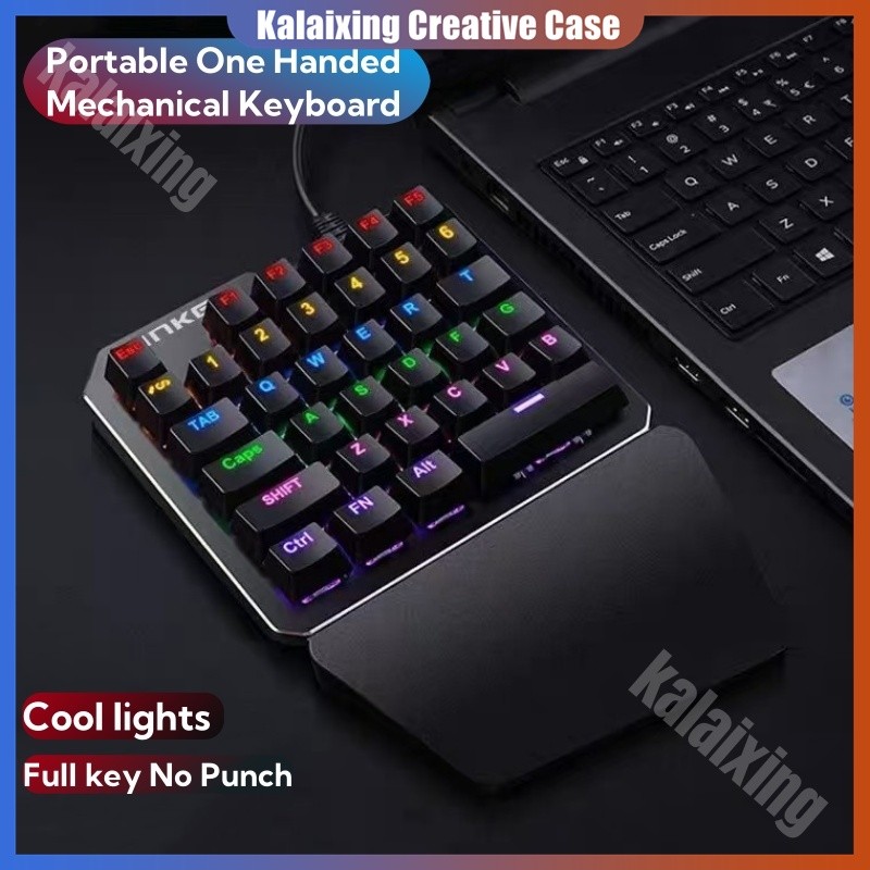 35 Key One Handed Mechanical Keyboard for Laptops Desktop Computer ...