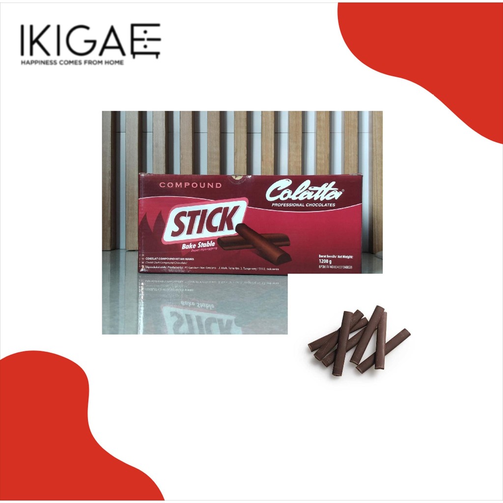 Colatta STICK BAKE STABLE / CHOCOLATE COMPOUND STICK / REPACK STICK ...
