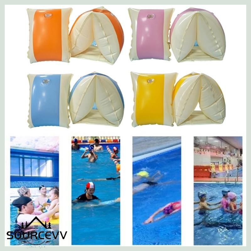 sour 1 Pair Swim Arm Band Kids Swimming Inflatable Armbands Inflatable ...