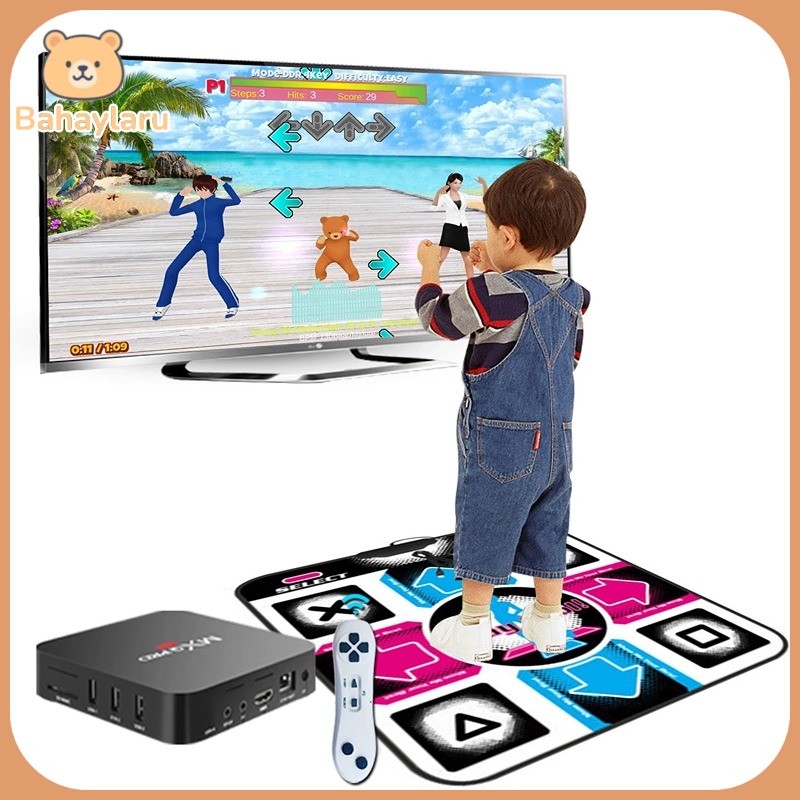 Smart Wireless Dance Mat Non-Slip Single Dancing Pad with Remote ...