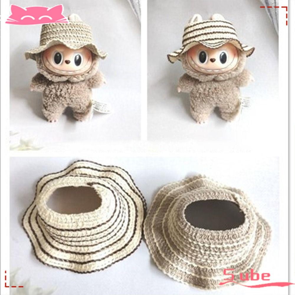 SUBE Labubu Doll Hat, Cos Gift Doll Accessories Straw Hat,|Labubu Time ...