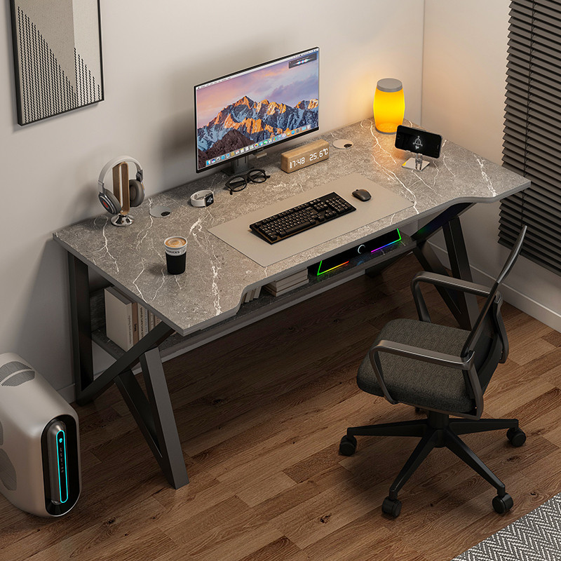 Computer Desk Desktop Gaming Desk Chair Set Home Bedroom Gaming Table ...