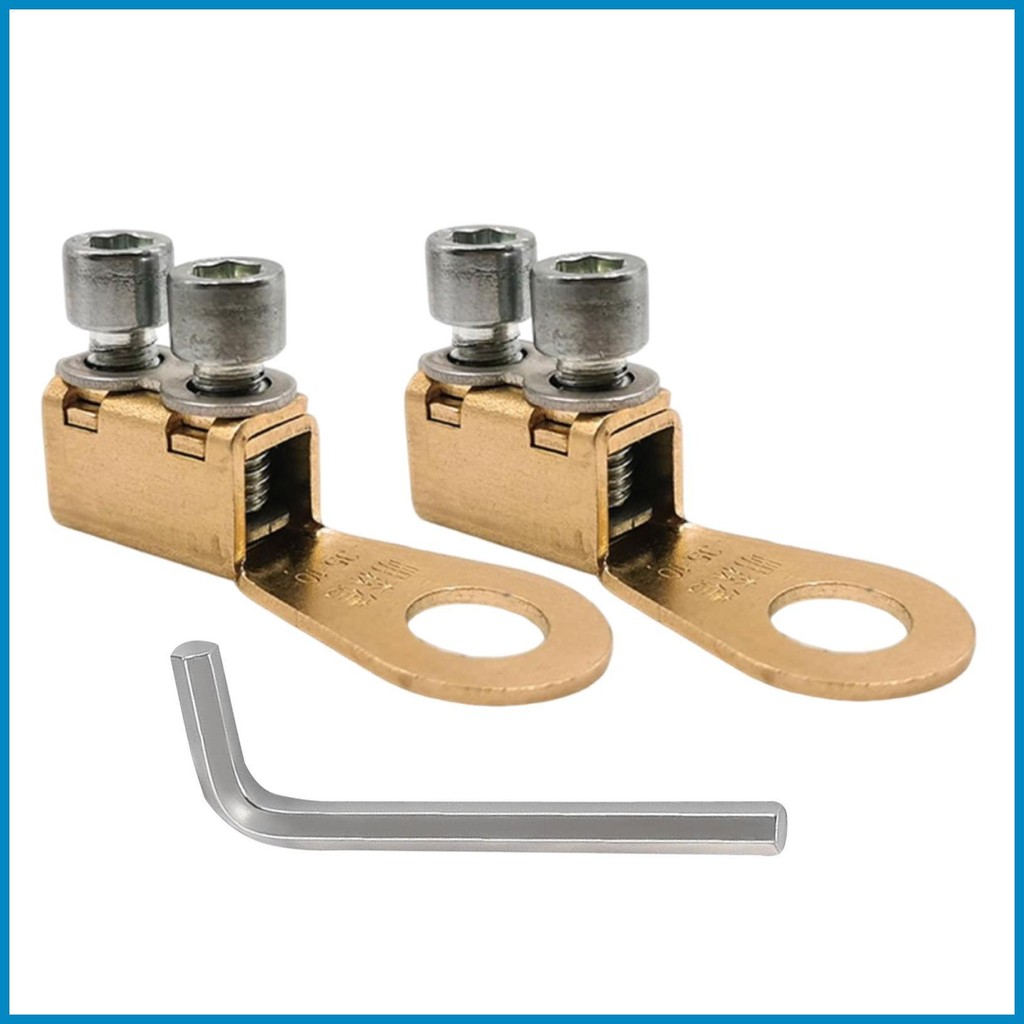 Battery Terminal Distribution Block Pure Copper Post Terminals Battery ...