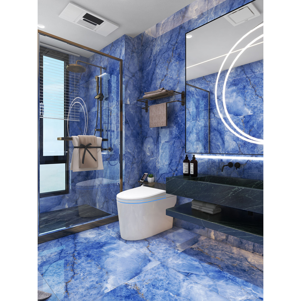 Guangdong Luxury Stone Tile Marble Floor Tile750x1500Rainforest Green ...