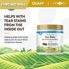 NaturVet Tear Stain Supplement Plus Lutein For Dogs and Cats 30 | 70 ...