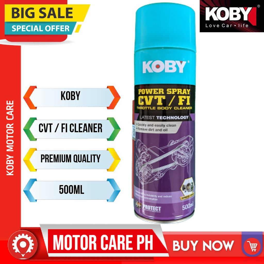 Koby CVT Cleaner Power Spray Premium Quality 450ml/500ml/600ml | Shopee ...