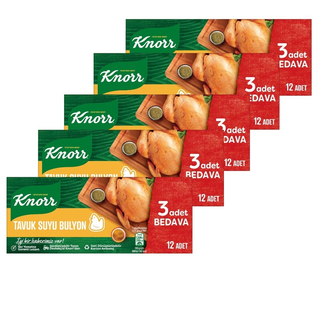 Buy 4 Get 1 FREE Knorr Chicken Broth Cubes 120gr [Best Before:Dec/2025 ...