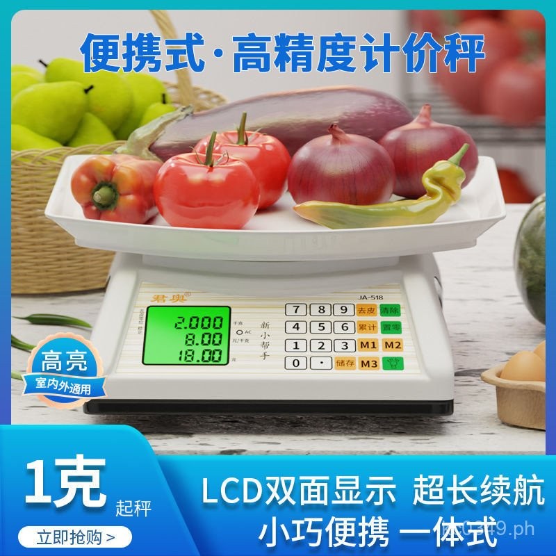 New Universal Portable Electronic Scale Digital Street Vendor Vegetable ...