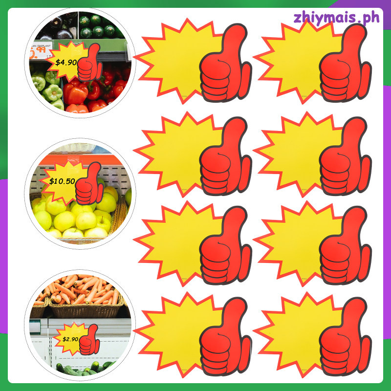 Explosive Price Tag Retail Tags The Sign Display Board 100 Pcs zhiymais ...