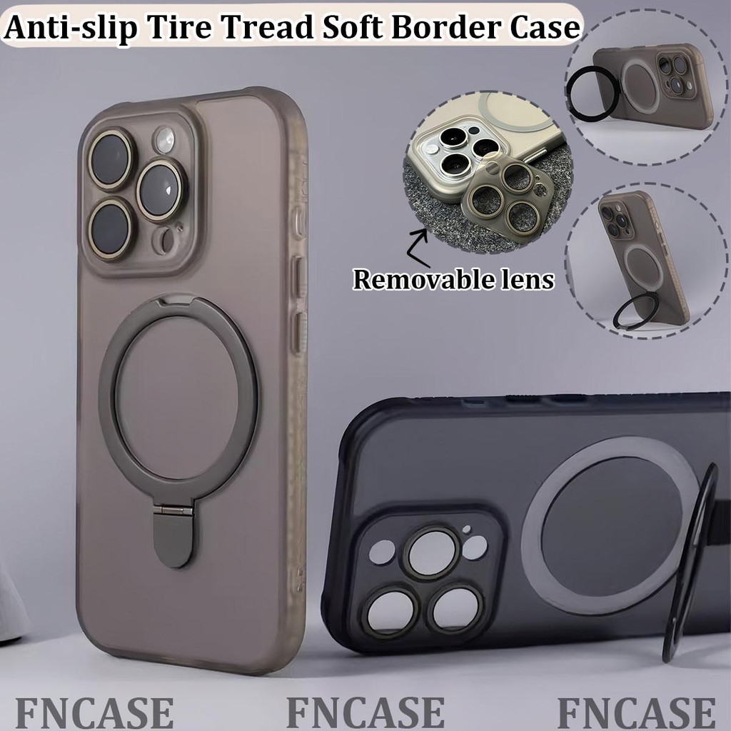 Anti-drop Anti-slip Tire Tread Soft Border Bracket Case Camera ...