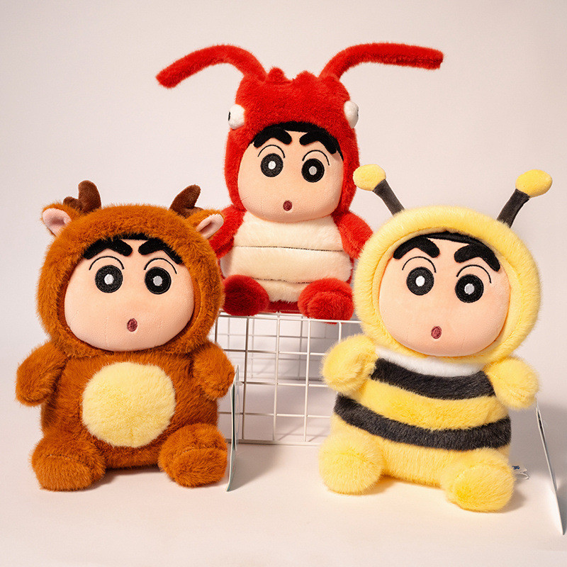 Penguin Transformation Crayon Shin-Chan Doll Plush Toy Children Ragdoll ...