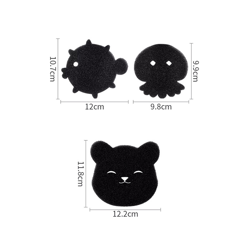 IGO 5pcs Hair Remover Bear Shape Laundry Ball Washing Machine Lint ...