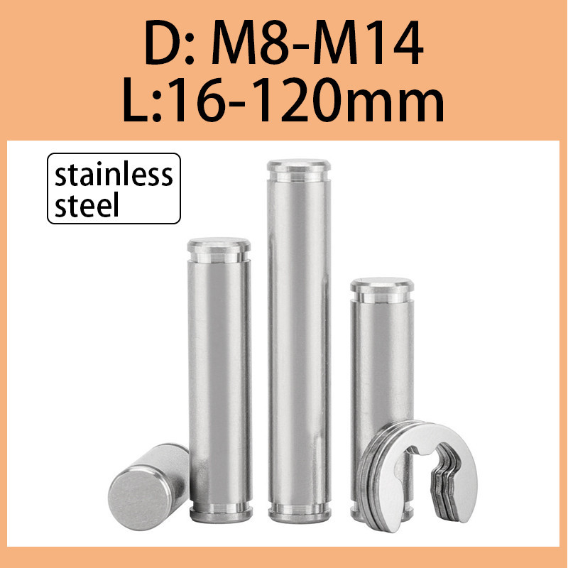 M8/M10/M12M14 304 stainless steel snap ring pin positioning cylindrical ...