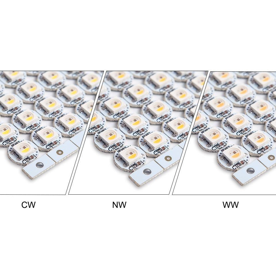 100 Pcs SK6812 RGBW SMD Chips Light Beads Heatsink Board 10mm x 3mm ...