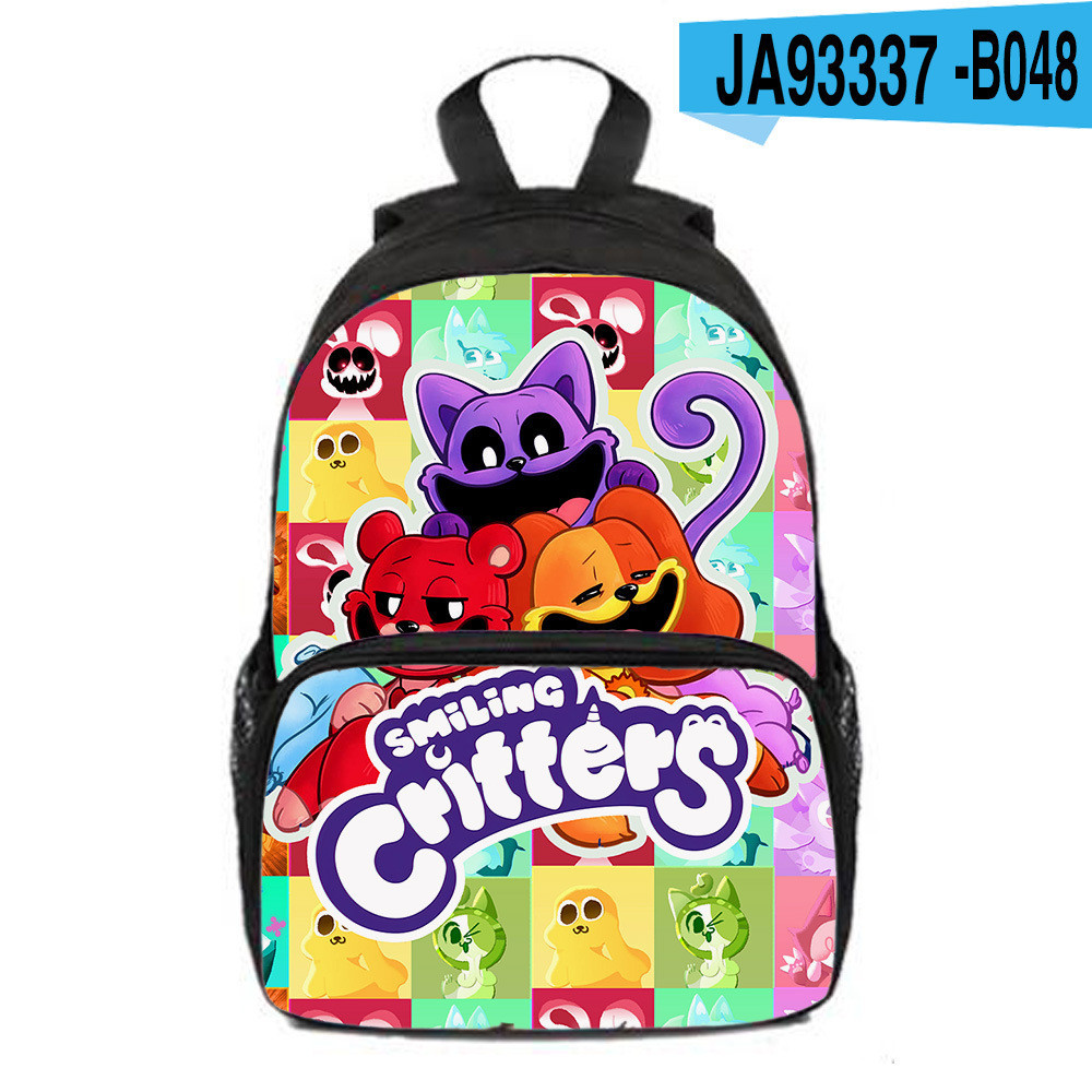 New Horror Poppy Smiling Animal Smiling Critters School Bag Lightweight ...