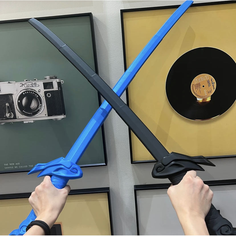 LeagueofLegends 3D Retractable Sword Spiral Swordsman Saber 3D Aso Wind ...