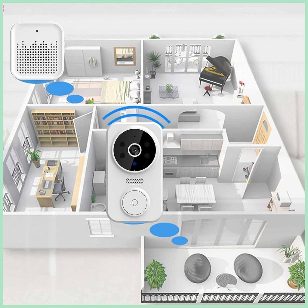 Camera Doorbell Wireless Smart Remote M8 Visual Doorbell Intelligent ...