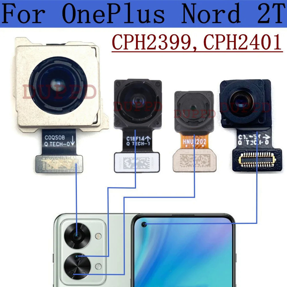 Front Rear Camera For OnePIus Nord2T Nord 2T CPH2399,CPH2401 Original ...