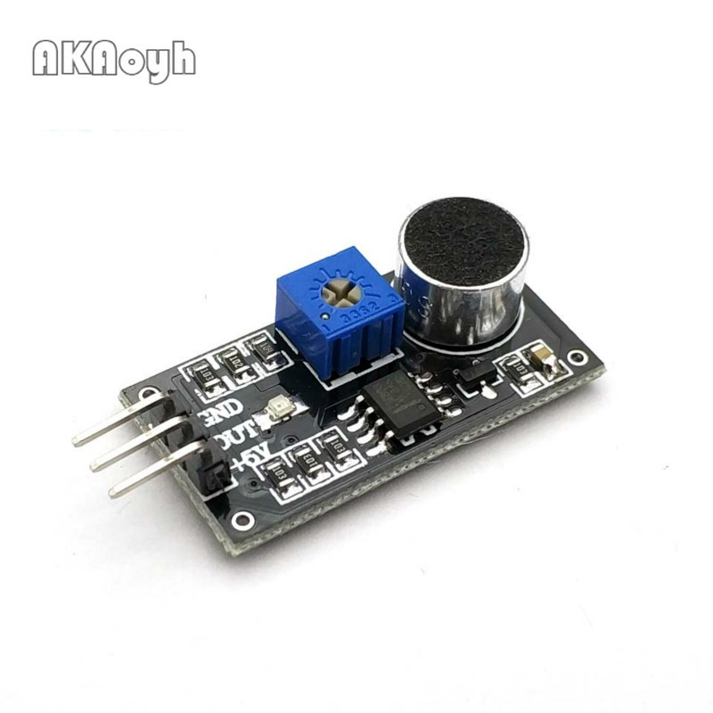 Sound Sensor Module 3 pin Voice Sound Detection Sensor Amplifier LM393 ...