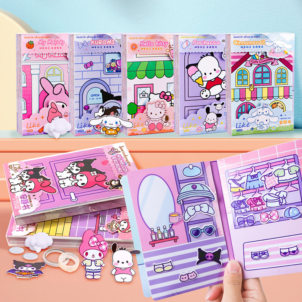 WB Busy Book For Kids Diy Quiet Book Toys Sanrio Quiet Book For Kids ...