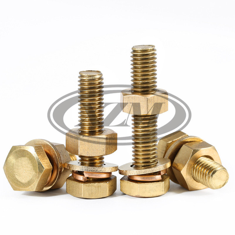 [Quick Shipment] Bolt Combination Brass External Hexagon Screw Nut Set ...