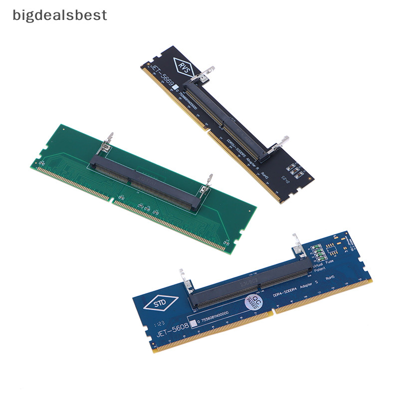 bigdealsbest DDR3 DDR4 DDR5 Laptop SO-DIMM to Desktop Adapter Card Converter Memory RAM ...