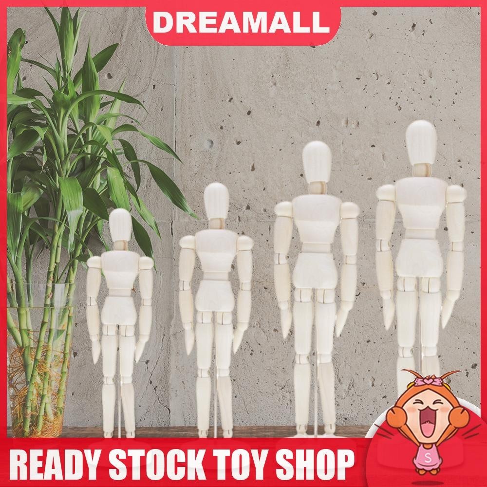 Handmade Wooden Movable Limbs Human Figure Model Artist Sketch Draw ...
