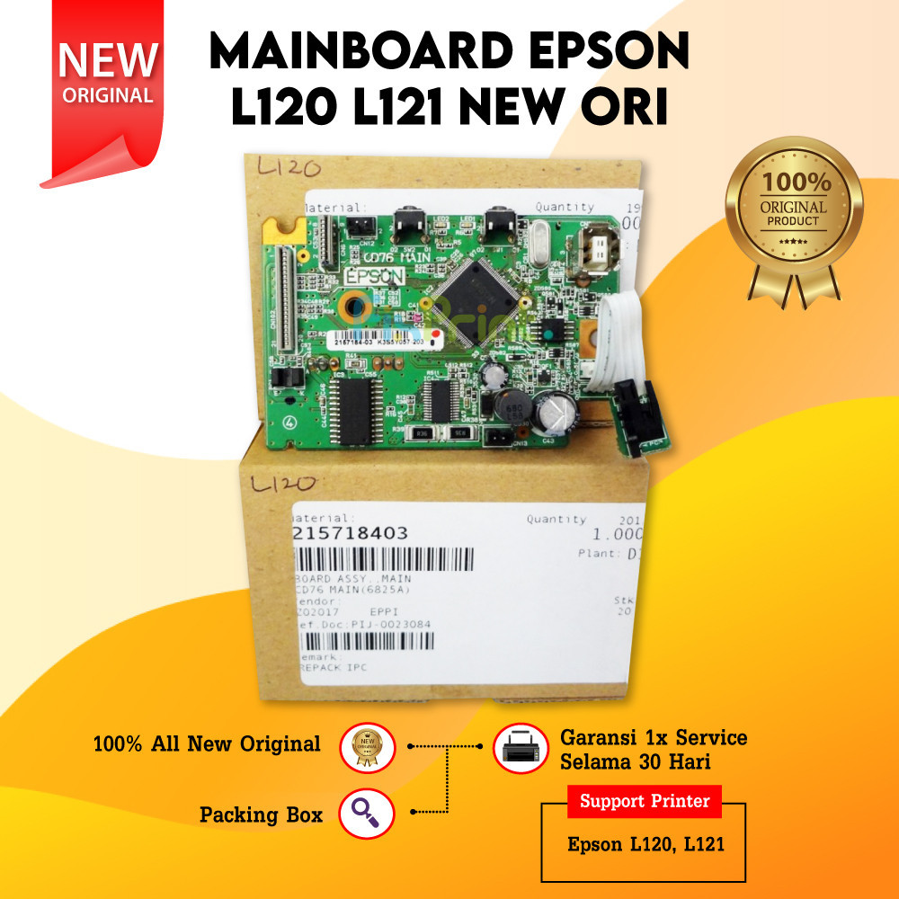 Mainboard Epson L120 L121 Board Printer L-120 L-121 Motherboard Printer ...