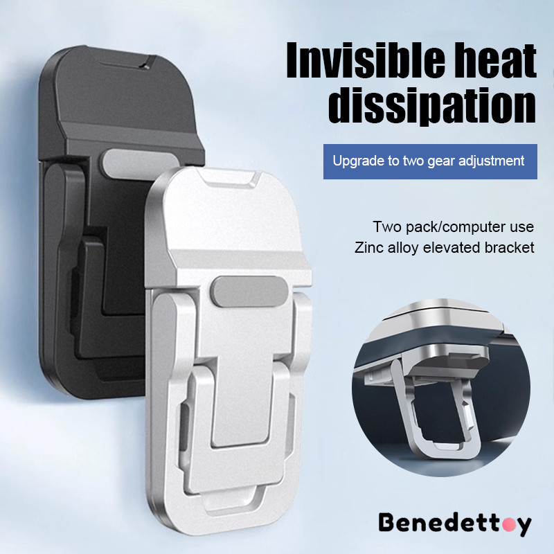 2PCS Mini Foldable Laptop Stand, Portable Computer Keyboard Riser with ...