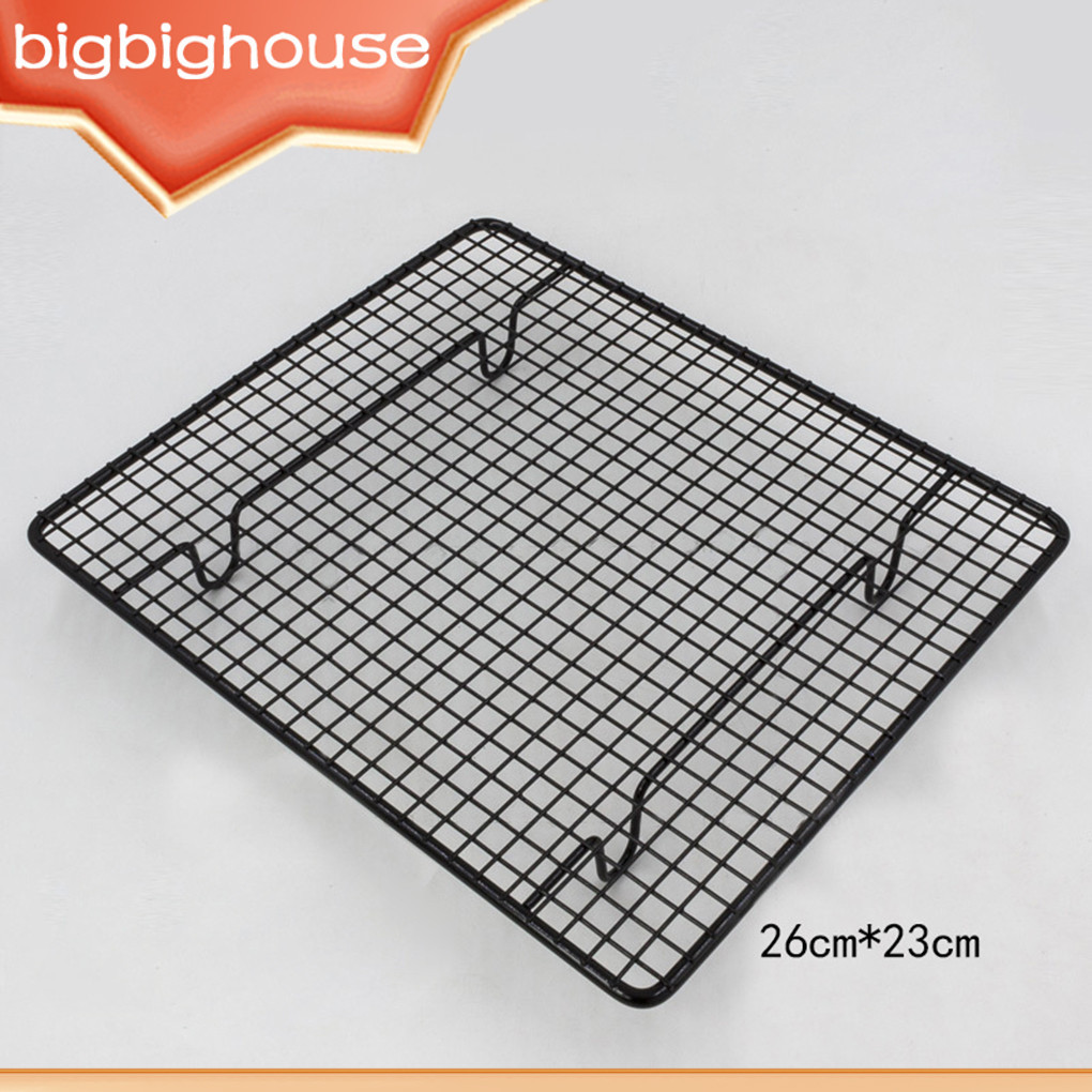 1/2 Practical Nonstick Wire Cookie Baking Cooling Rack Cake Grid Tray ...