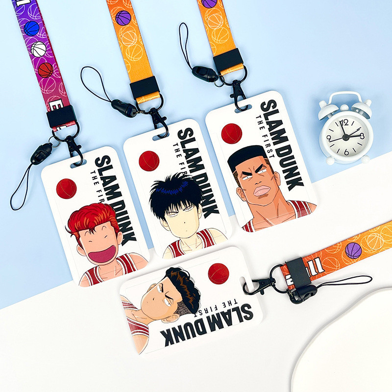 Basket Basketball Anime Slide Cover ABS Plastic Retractable Card Holder ...