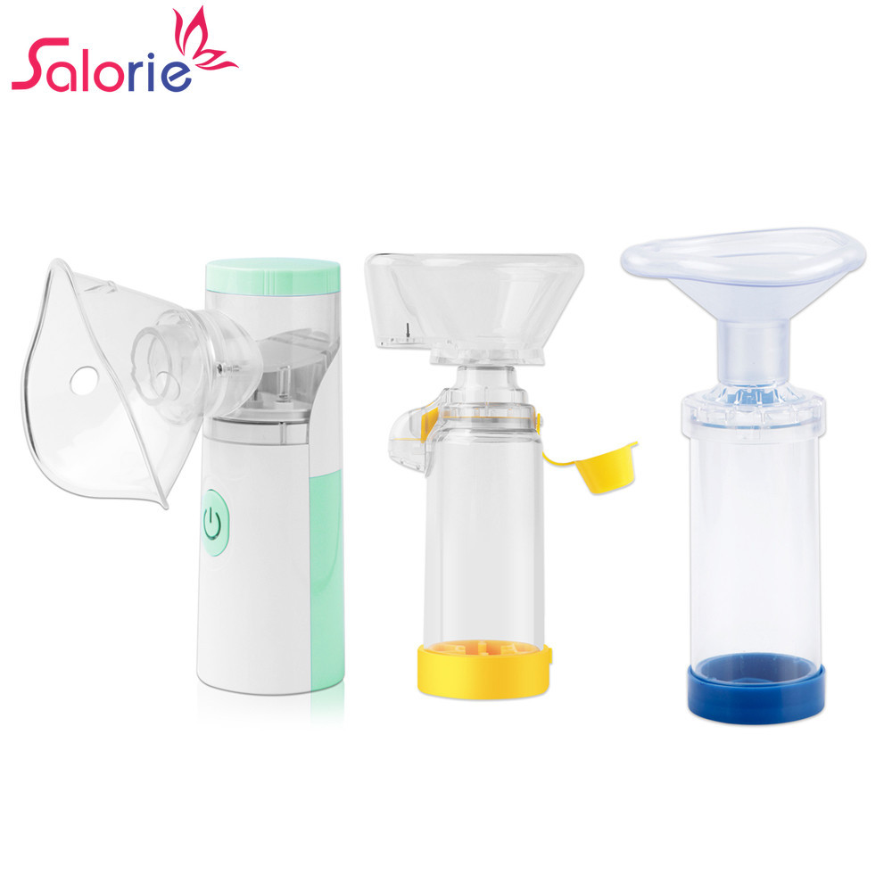 Salorie Pediatric Asthma Inhaler Spacer for Kids Adults Device Aerosol ...