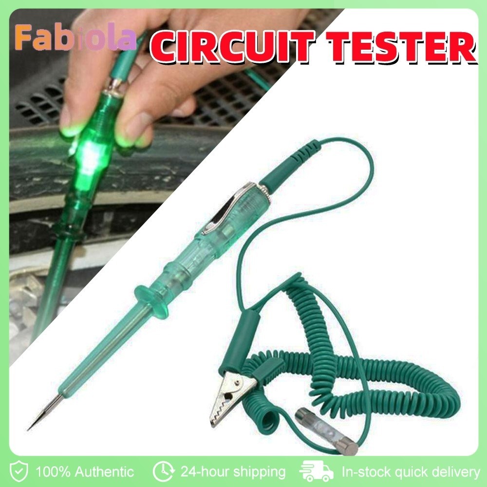 DC 6V/12V/24V Car Lamp Voltage Circuit Tester System Detector Probe ...