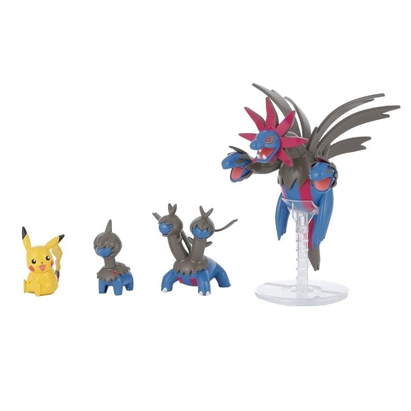 Pokemon Plamo Collection No. 22 Evolution Series Garchomp Evolution Set ...