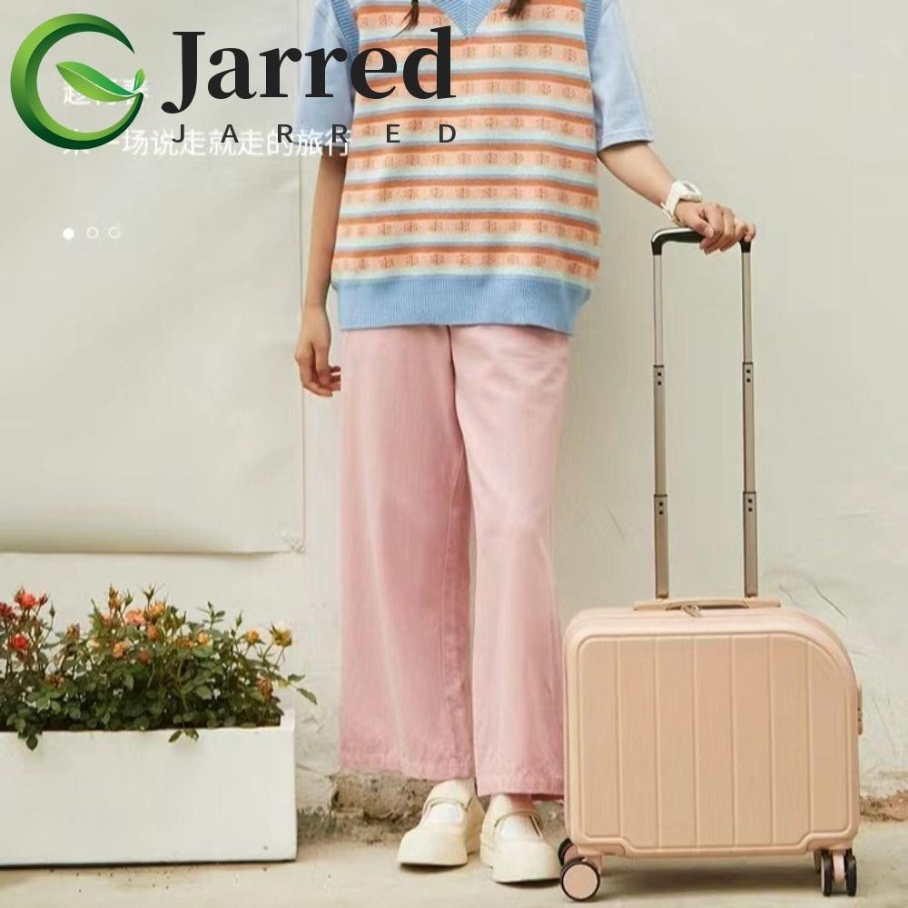 JARRED Candy Color Suitcase, Silent Wheel Password Box 18-inch Boarding ...