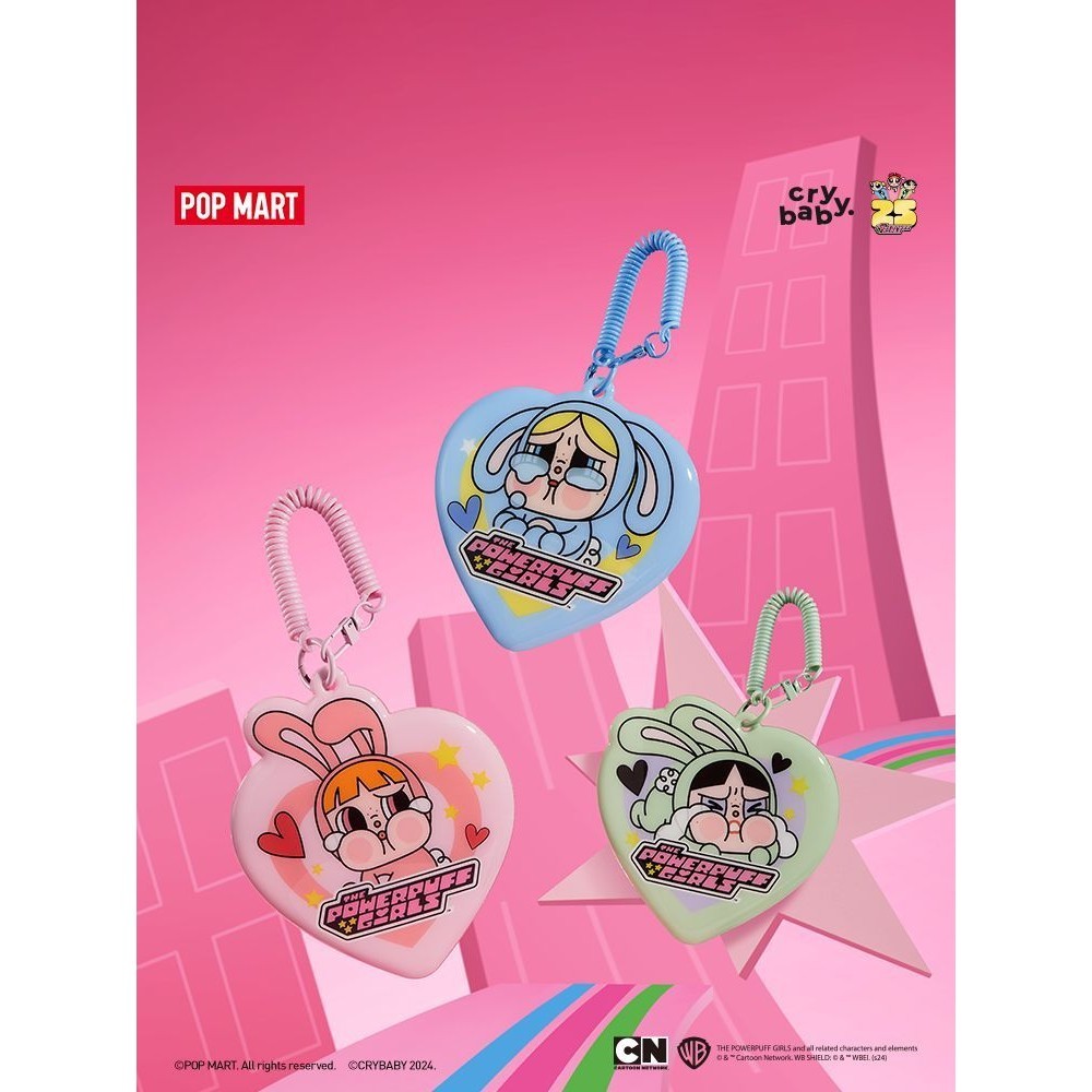 Popmart POPMART CRYBABY x Powerpuff Girls Series-Card Holder Mystery ...