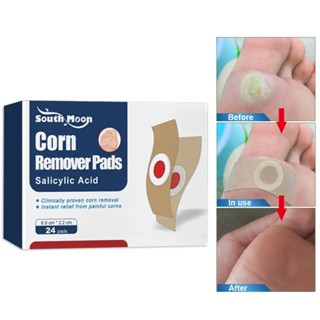 24PCS Warts remover Foot Corns Remover Patch To remove calluses on the ...