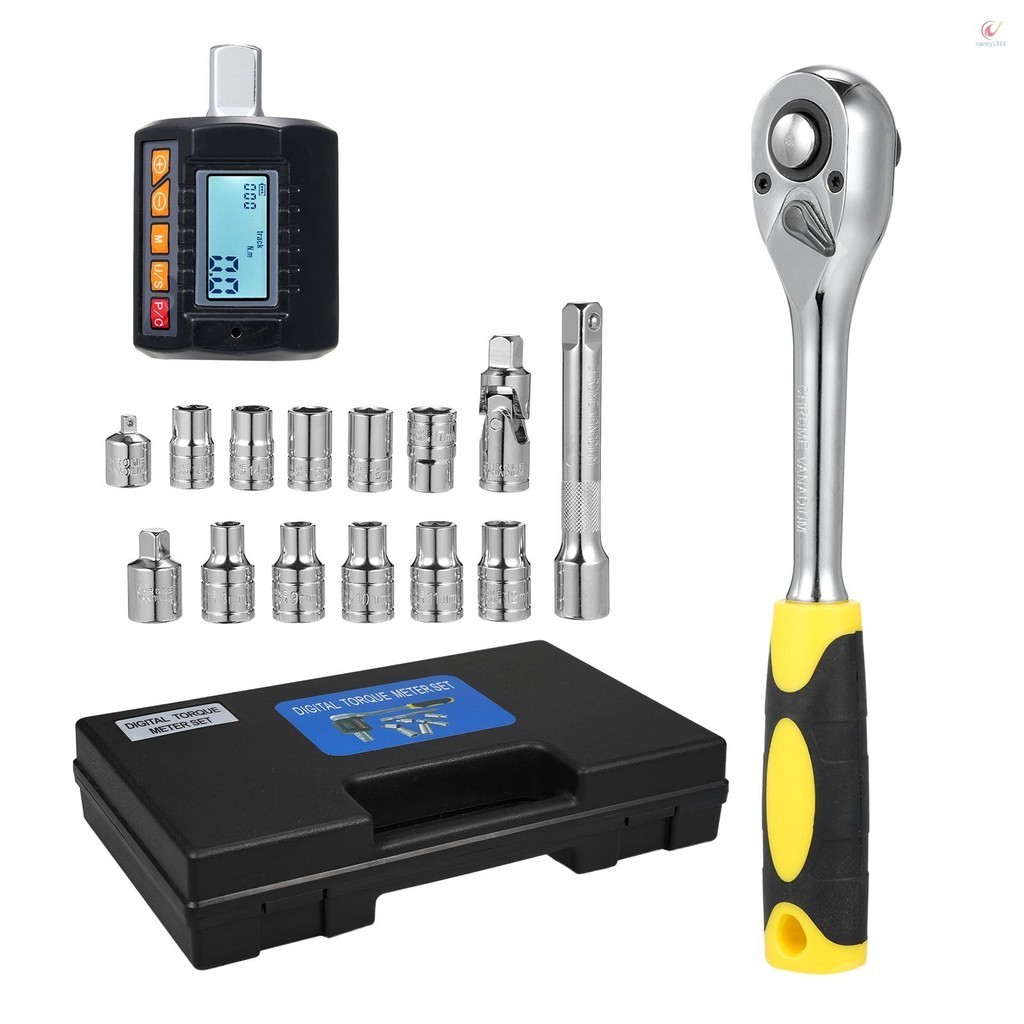 Nancy ENT-340 Digital Torque Meter Set Wrench Torque Tester 1/2'' Drive ...