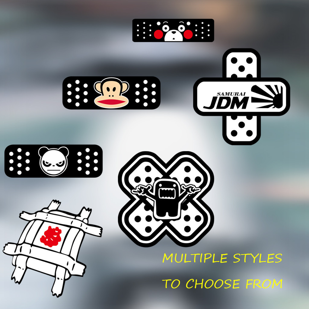 JDM Band-Aid Bandage Stickers Car Body Scratches Cover Decoration ...