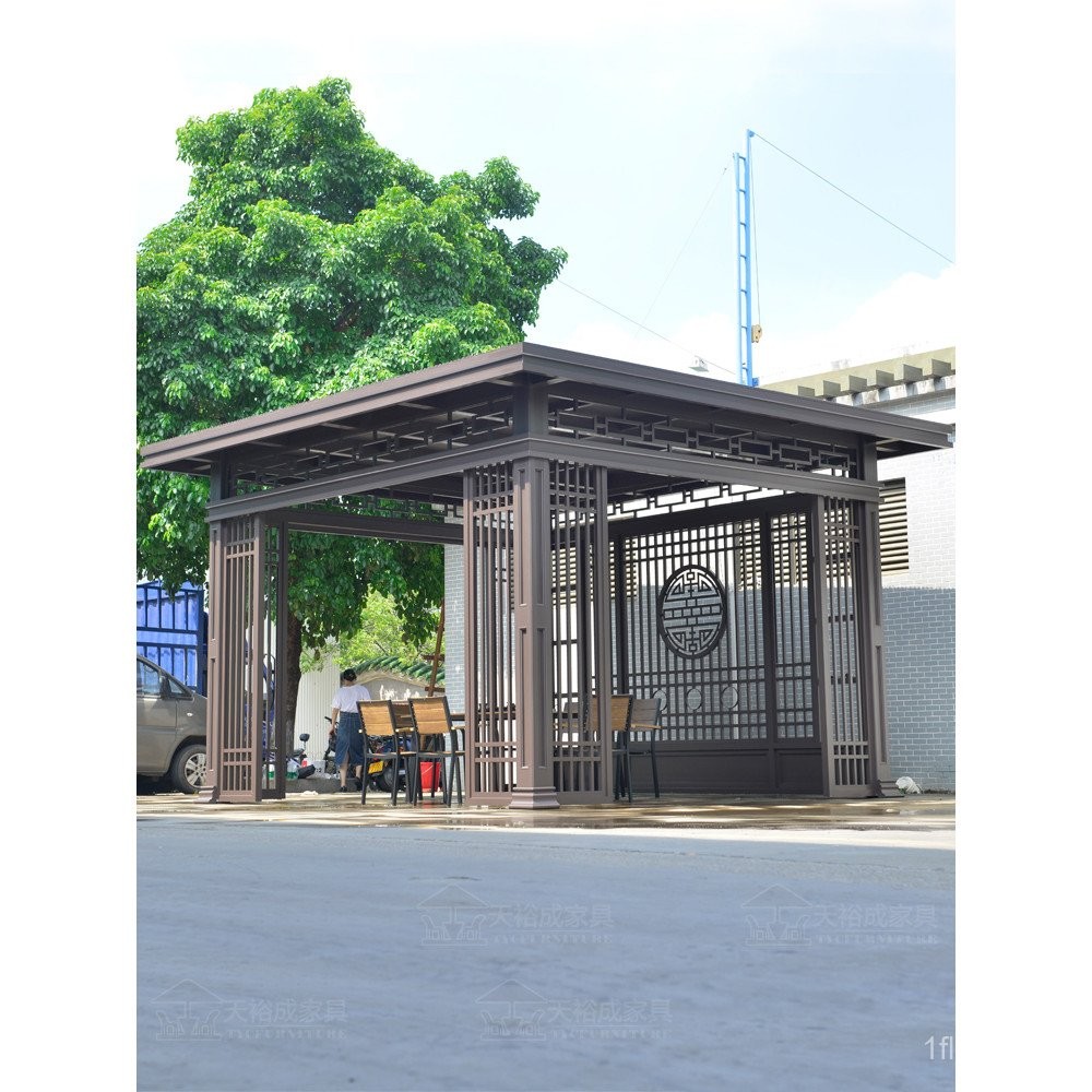 New Chinese Style Pavilion Villa Courtyard Garden Aluminum Alloy ...