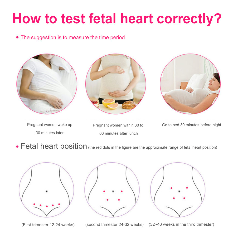 [Didays.ph] Fetal Doppler 3MHz LCD Baby Heartbeat Monitor Pregnancy ...