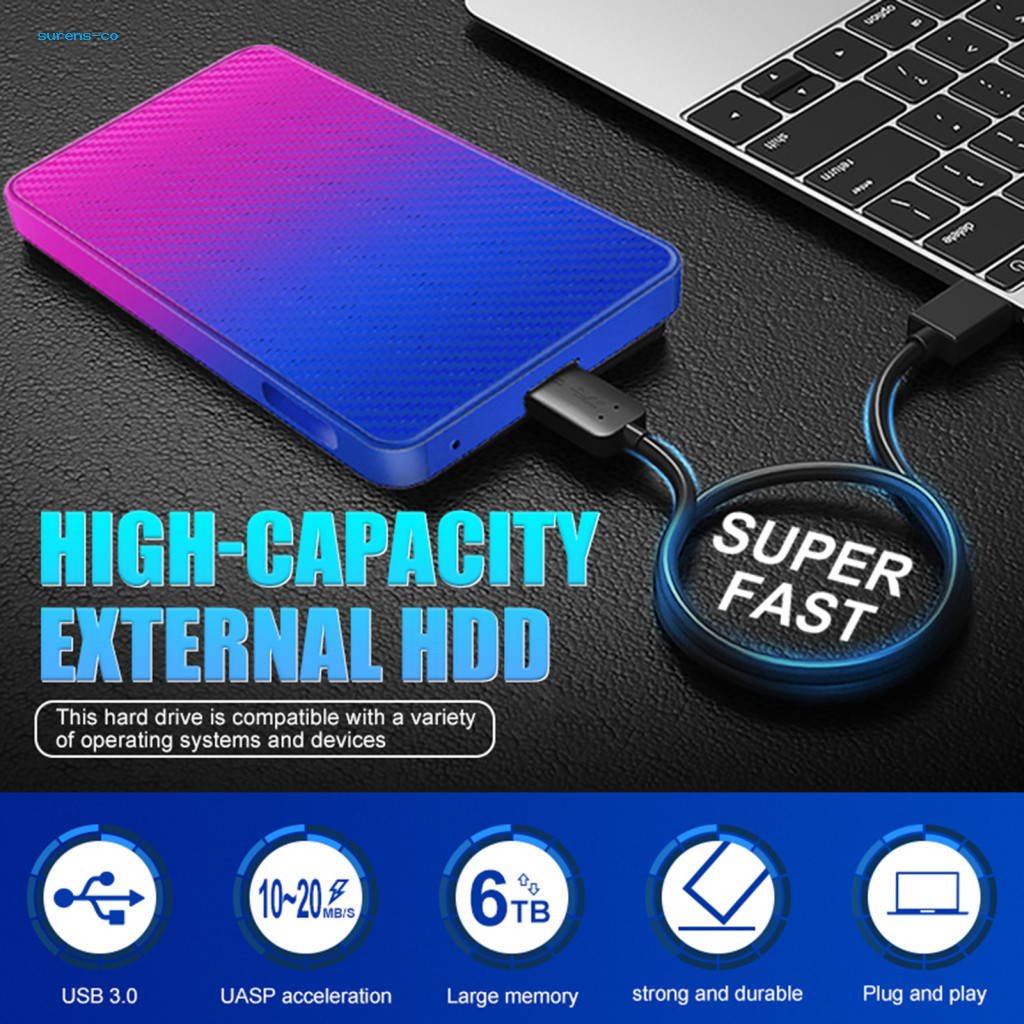8tb High-speed Hard Drive Usb Hard Drive Reliable High-speed Portable ...