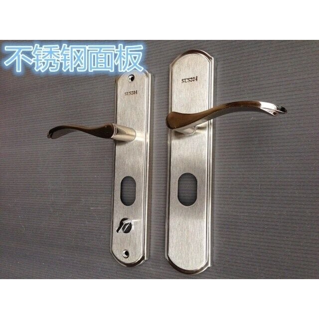 304Stainless Steel Universal Gate Lock Anti-Theft Door Handle Gate Lock ...