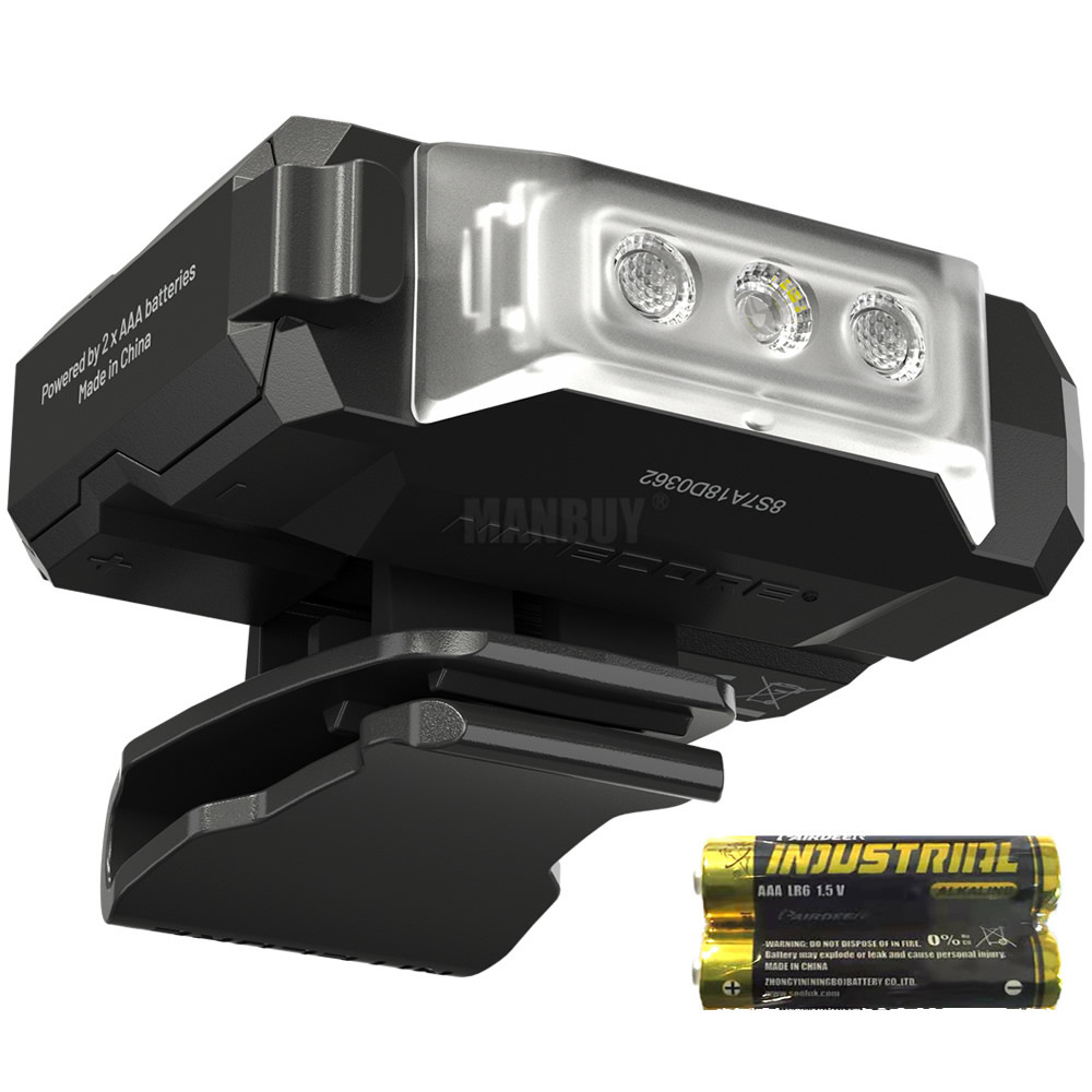 NITECORE CL10 2 × AAA Multipurpose Ultra Lightweight Clip-on Light ...